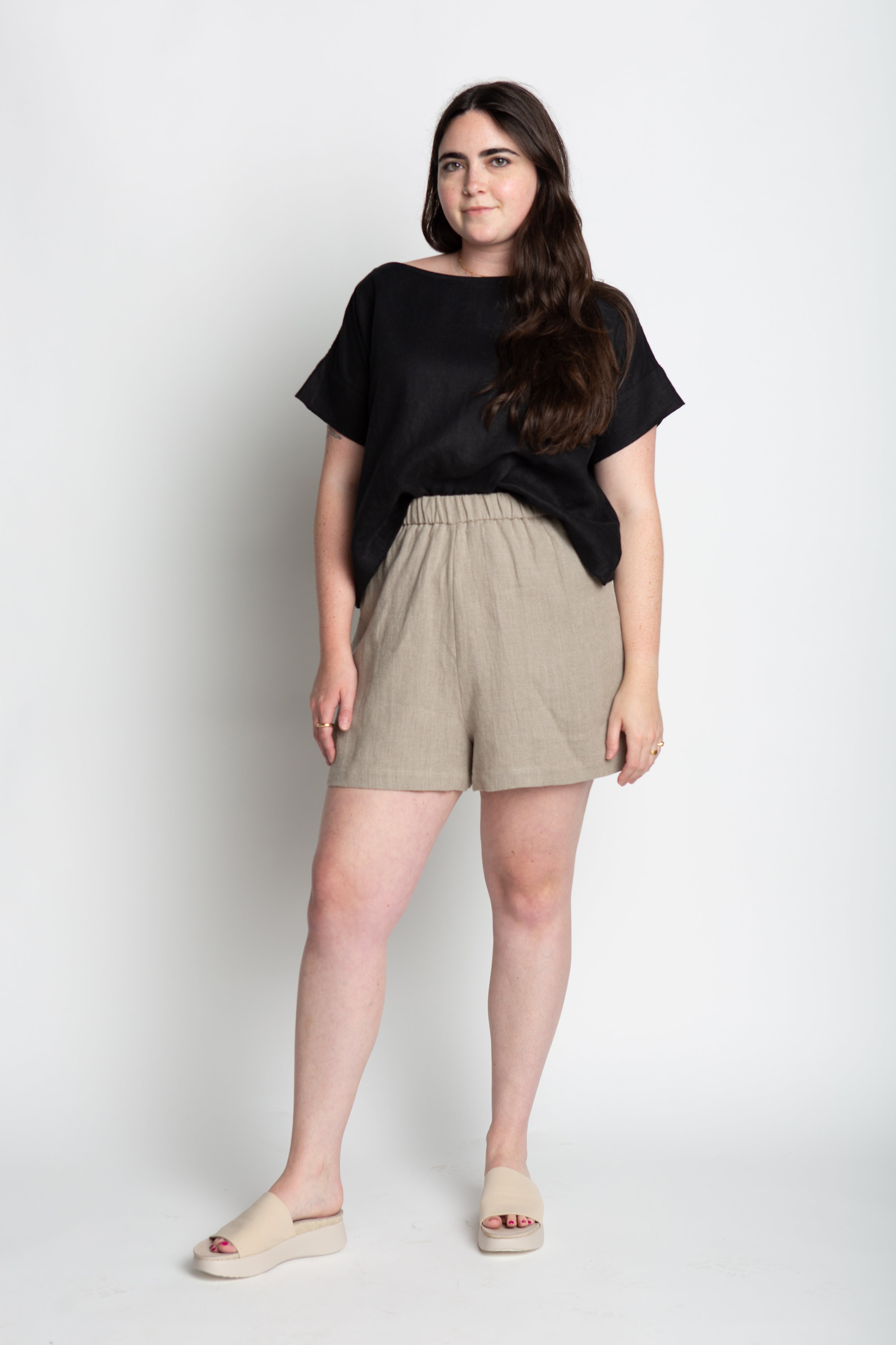 SALE House Shorts in Natural – Mary Claret Studio